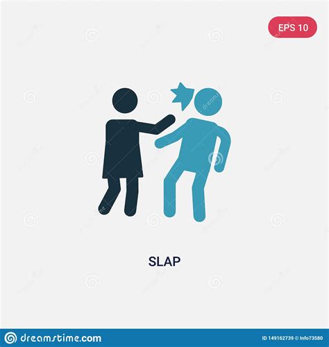 Slap Icon Vector Sign And Symbol Isolated On White Background S
