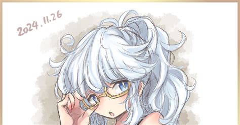 オリキャラ ミニ色紙風味「霧森さん」 けろんのイラスト Pixiv