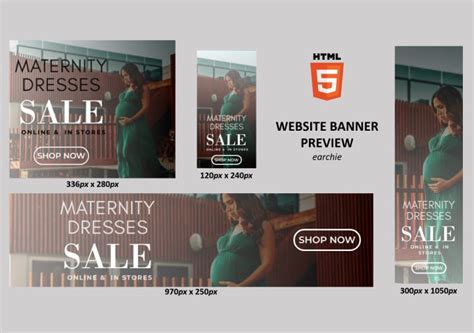 Design Html5 Creative Banner Ads 10 Different Sizes By Earchie Fiverr