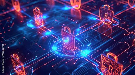 Visual Metaphor Of Medical Genetics Security Combining Elements Of