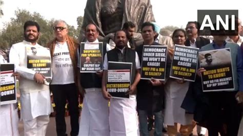 Parliament Winter Session 2023 Live Lok Sabha Rajya Sabha Suspended