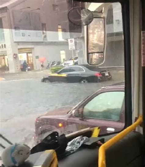 快訊／北市驚見駕駛水中推車 最大時雨量破百毫米 生活 三立新聞網 Setncom