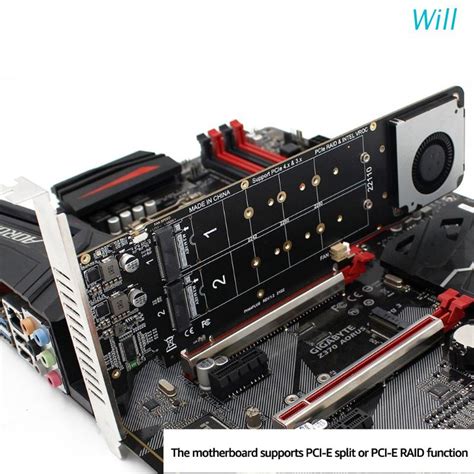 Will 4 Nvme Pcie Raid Adapter M2 Nvme Ssd To Pci E 40 X16 Card
