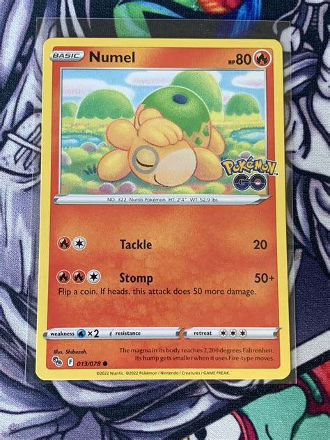 Numel Pokemon Card
