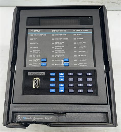 Ge Multilin Sr760 Case Model 760 P1 G1 S1 Lo A20 R Feeder Management Relay