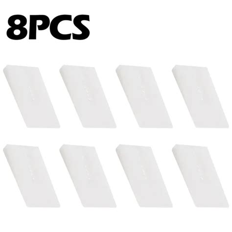 CALES EN PLASTIQUE Blanc Polyvalentes Pour Meubles Et Toilettes Pack