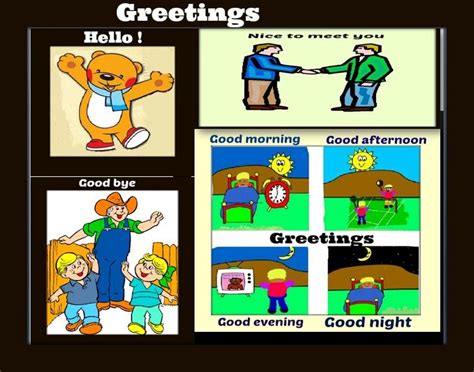 Some Greetings Greetings Education English Class