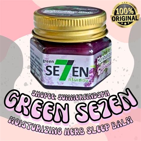 Green Seven Thai Lavender Balm Moisturizing Herb Massage Headache