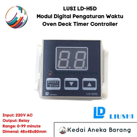 Lusi โมดูลดิจิตอลจับเวลาเตาอบ Deck Controller Ld H5d 220v Ac รีเลย์
