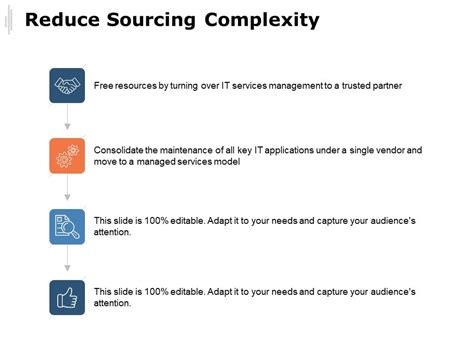 Reduce Sourcing Complexity Ppt PowerPoint Presentation Ideas Templates