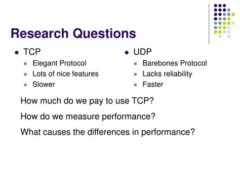 Ppt Transmitting And Tracking Packets Of Data Through The Tcp And Udp Network Protocols