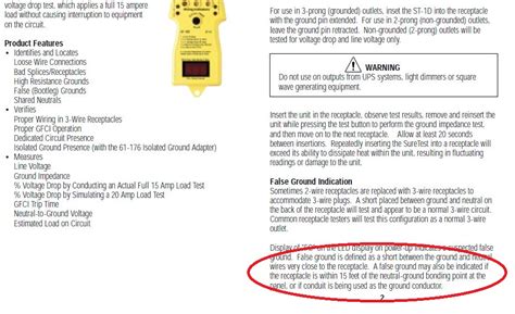 False Ground Wire Internachi®️ Forum