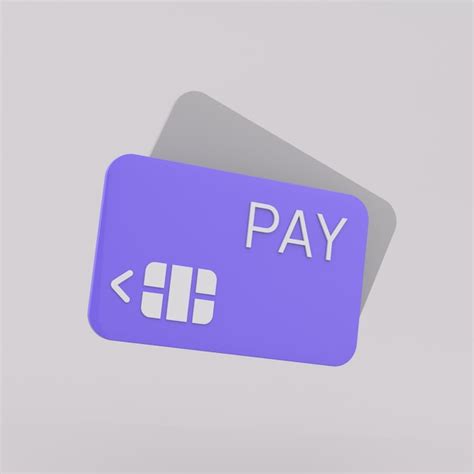 Premium Photo Online Card Payment D Icon