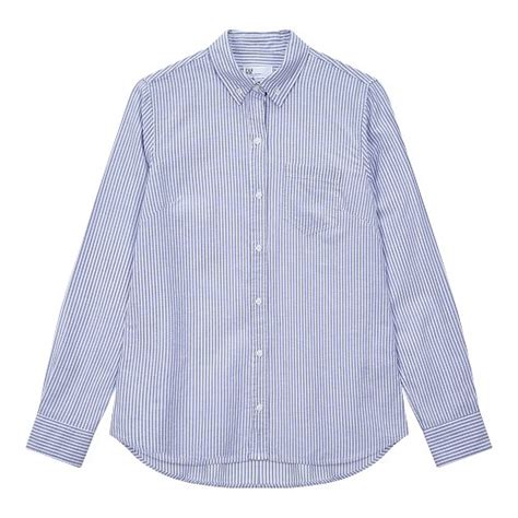 Gap Adults갭 ★갭 여성 19년 Spring★ 세로 스트라이프 원 포켓 셔츠 Sivillage 에스아이빌리지