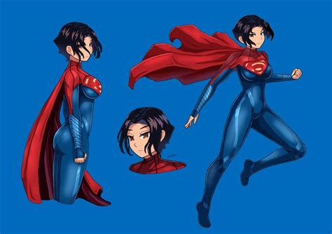 Fan Art Anime Drawing Of Supergirl From The Flash Art By Me R