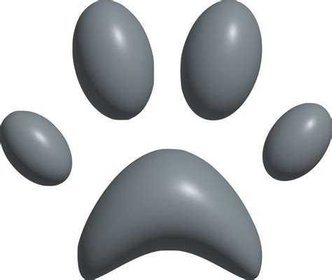 3d Illustration Of Paw Prints 17805896 Png