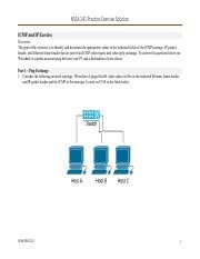 Analyzing Icmp And Ip Headers Ping Exchange Exercise Course Hero