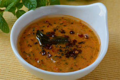 Chettinad Tomato Pudina Chutney Chettinad Kara Chutney — Spiceindiaonline