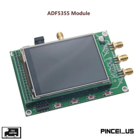 Adf5355 Colour Touch Screen Module Vco Microwave Frequency Synthesizer