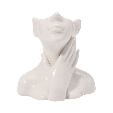 Female Form Face Vase Art Vase For Home Office Decor Feminist Decor