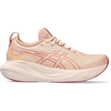 Asics Gel Nimbus 25 Womens Running Shoes Pink Start Fitness