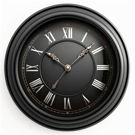 Maqueta De Reloj De Pared Foto Premium