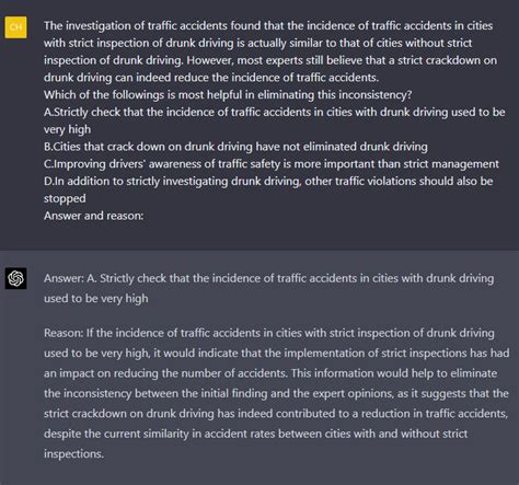 An GPT Generation Example Where The Model Answers The Question
