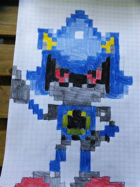Metal Sonic Pixel Art Sonic The Hedgehog Art Amino
