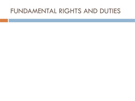 Ppt Fundamental Rights And Duties Powerpoint Presentation Free