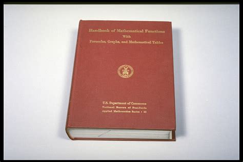Book Handbook Of Mathematical Functions With Formulas Graphs And Mathematical Tables
