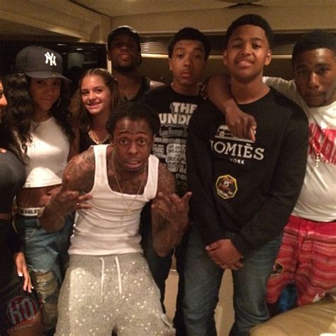 Lil Wayne Takes Photos With Fans And Celebrities On His Tour Bus