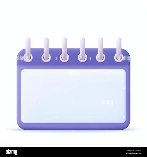 3d Calendar Assignment Icon Planning Concept 3d Rendering Vector