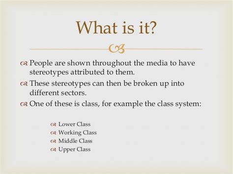 Social Class Theory