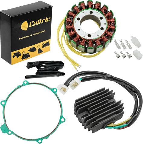 Caltric Stator Regulator Rectifier And Gasket Compatible