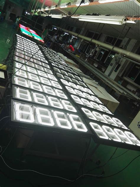 18寸三面红色8 888加油站LED显示屏LED数字模组 阿里巴巴