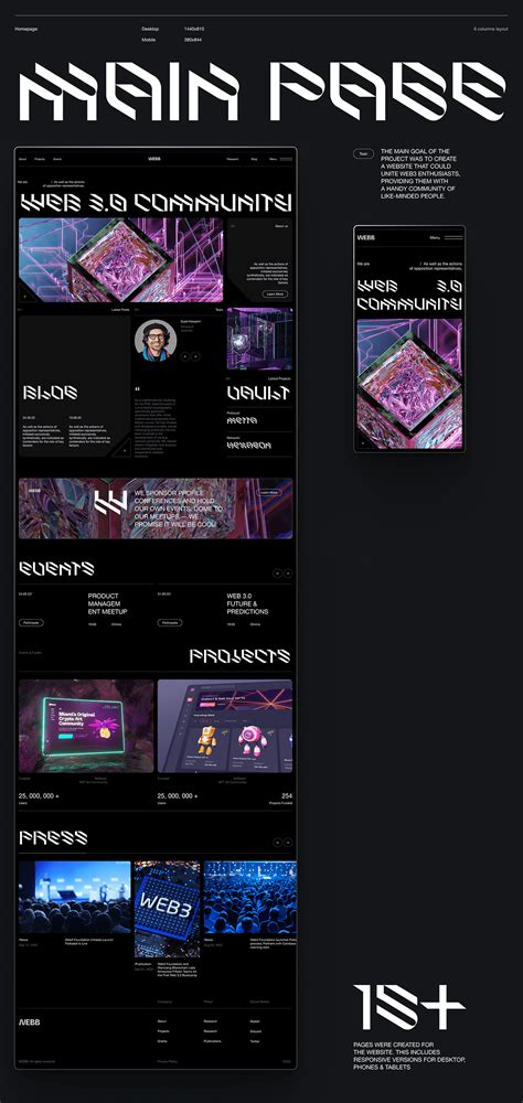 Web3 Community Web Platform On Behance