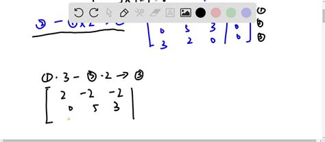 Solved Two Augmented Matrices For Two Linear Systems In The Variables