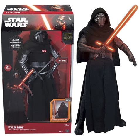Star Wars Boneco Kylo Ren Interativo Playtoy Brinquedos
