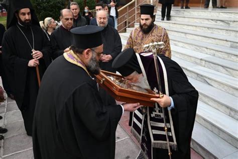 Υποδοχή Ιερού λειψάνου Αγίου Πολυκάρπου στο Κορδελιό Iellada Gr