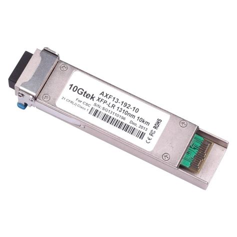 XFP Transceiver GBase LR XFP Single Mode Optical Transceiver Nm KM Management Tool