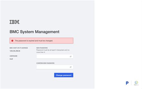 GUI Design Alert User Of Need And Ability To Change Expired Password Issue Ibm