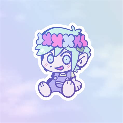 Chibi Basil Omori Sticker Decal Etsy