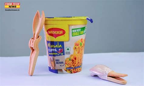 Nestle Introduced Edible Spoons With Every Purchase Of Maggi Food