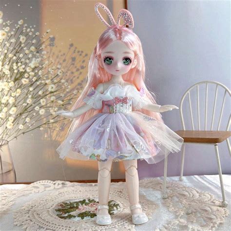 23 ซม ตุ๊กตาสไตล์การ์ตูน ตาดาว และ 7 จุดในการเคลื่อนไหว สำหรับ Diy เล่น ของเล่นเด็ก สำหรับเด็ก