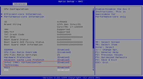Aktivieren Der Hardware Virtualisierung Im Biosuefi Auf Pcs Vt X Und