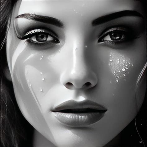 Premium Photo Beautiful Young Woman Face With Silver Makeup Beautiful