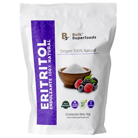 Eritritol Bulk Superfoods Edulcorante Natural 1kg Walmart En Línea