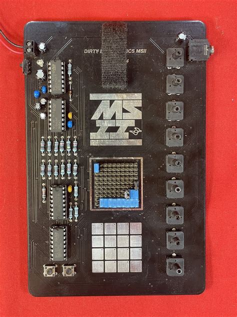 MATRIXSYNTH MUTE SYNTH II Dirty Electronics Handheld Synthesizer Sequencer W Original