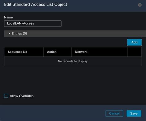 configure local lan access for secure client cisco
