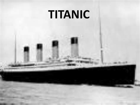 Titanic Introduction To The Unit Teaching Resources